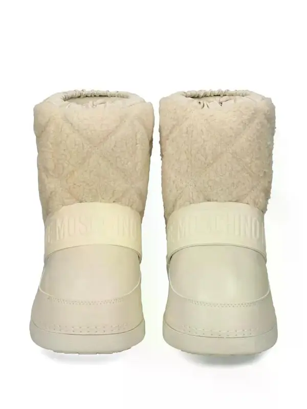Moschino Quilted Strap Boots