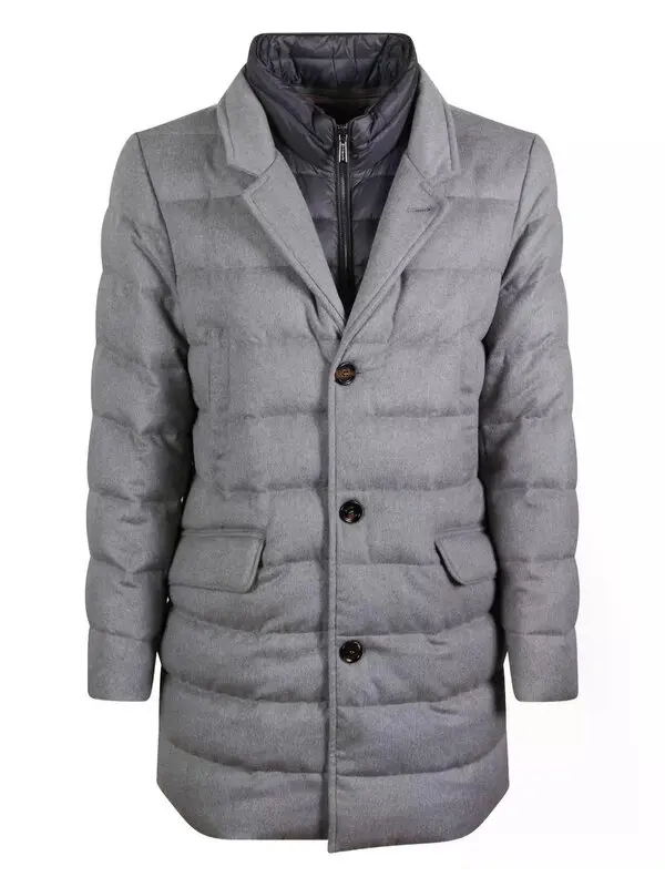 MOORER Single-breasted Padded Coat