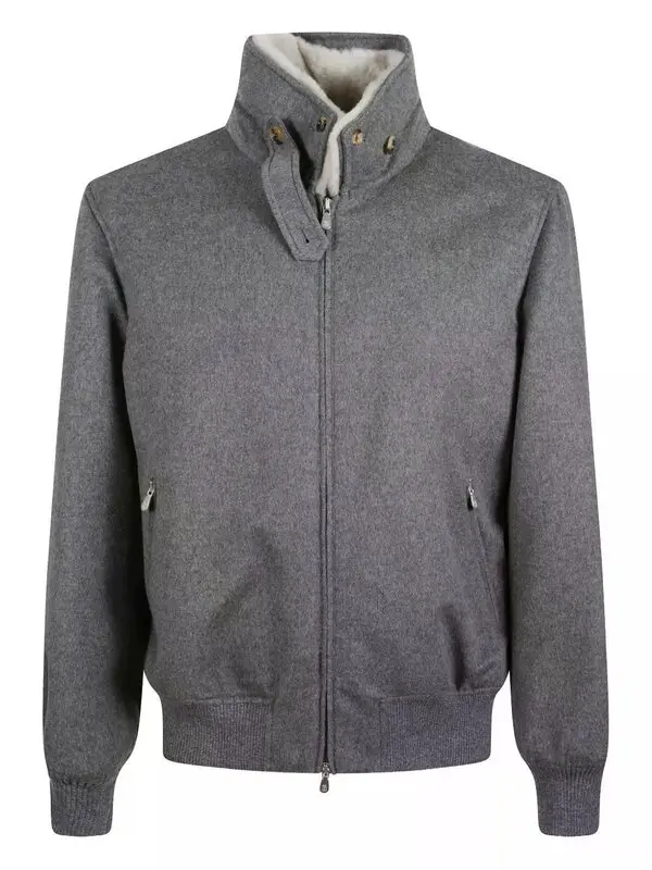 Brunello Cucinelli Button Zip Coat