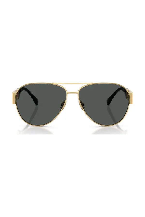 Versace Ve2289 Aviator Sunglasses - Gold