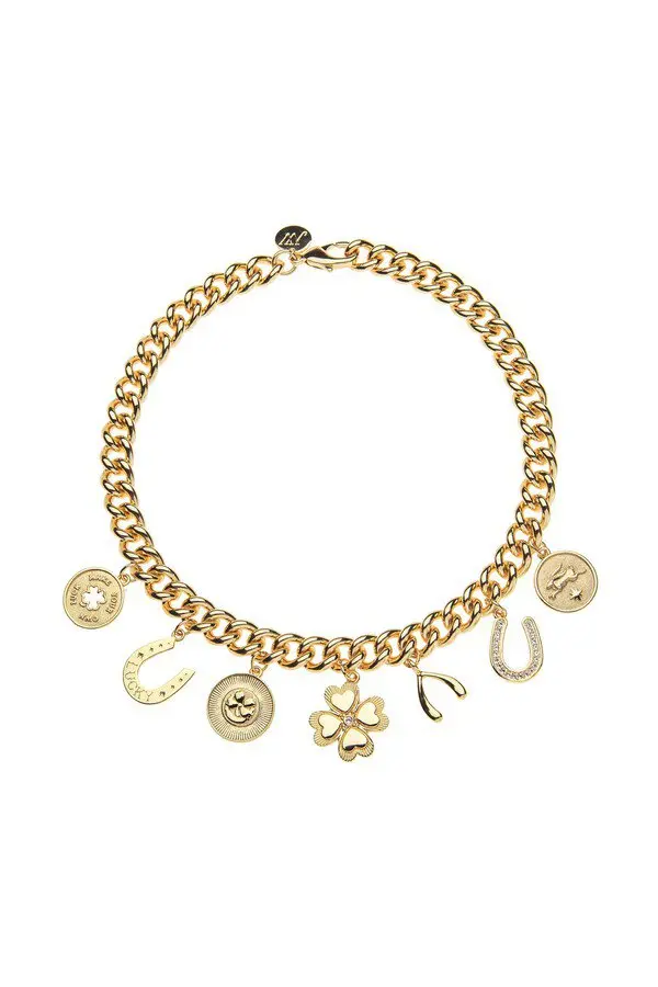 JANE WIN Lucky Charm Necklace - Gold
