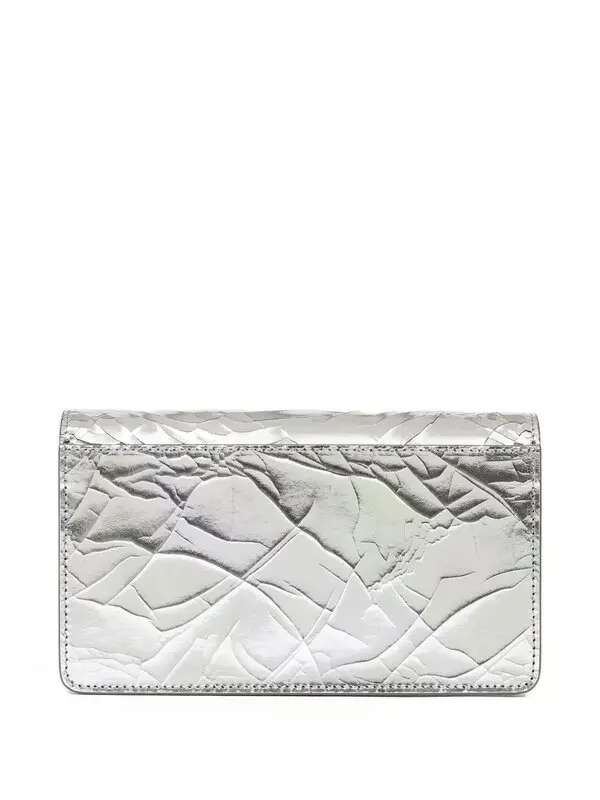 MAISON MARGIELA Mirrored Cracked-effect Chain Wallet