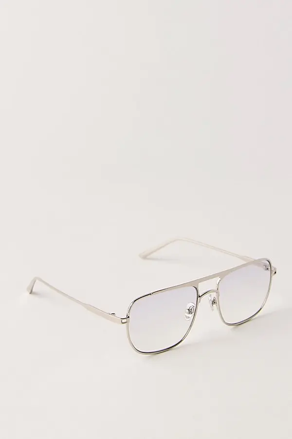 ELISA JOHNSON Jane Metal Sunglasses - Silver