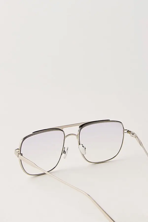 ELISA JOHNSON Jane Metal Sunglasses - Silver