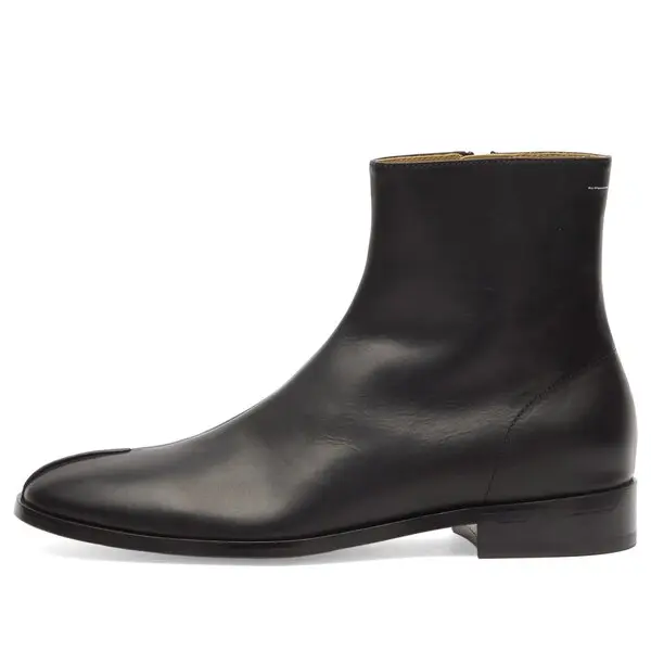 MAISON MARGIELA Seam Stitch Leather Ankle Boots