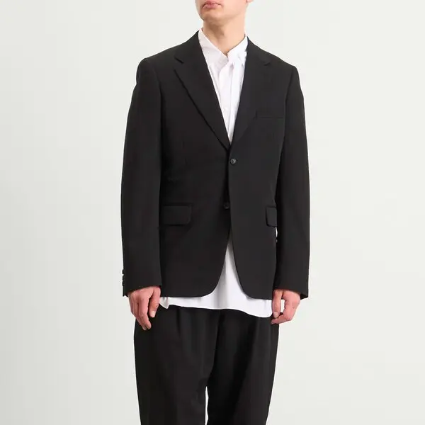 Comme Des Garçons Wool Single Breasted Blazer