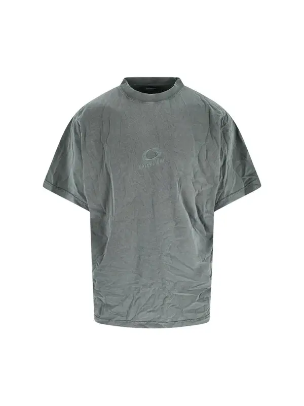 Balenciaga Loop Sports' T-shirt - Gray
