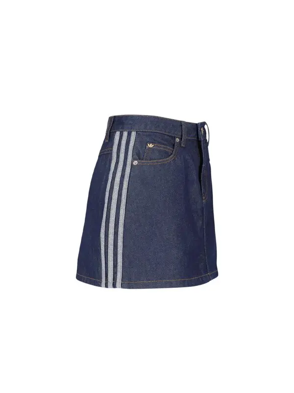 Rick Owens Floral Ruffled Mini Skirt - Blue