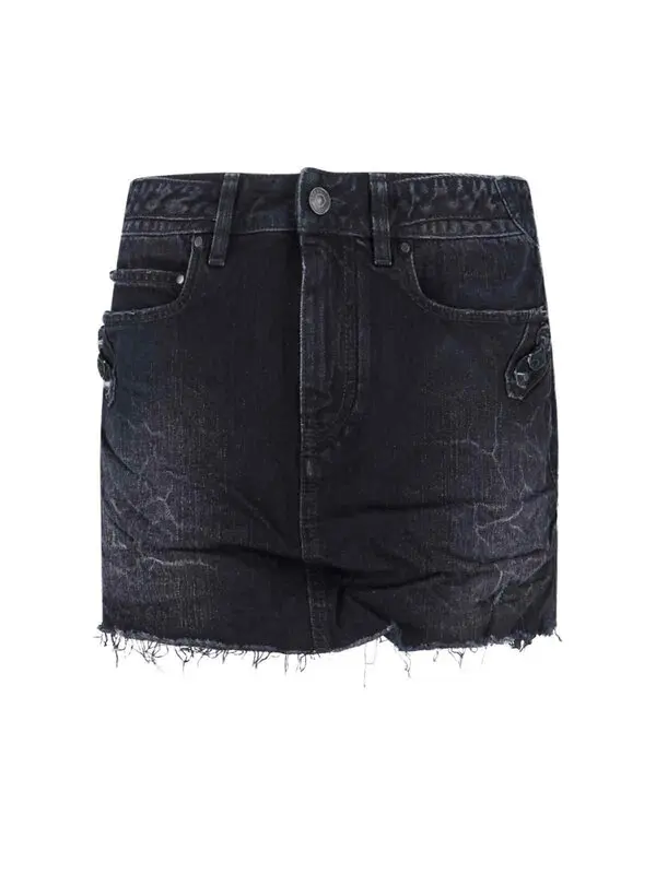 Balenciaga City' Mini Denim Skirt