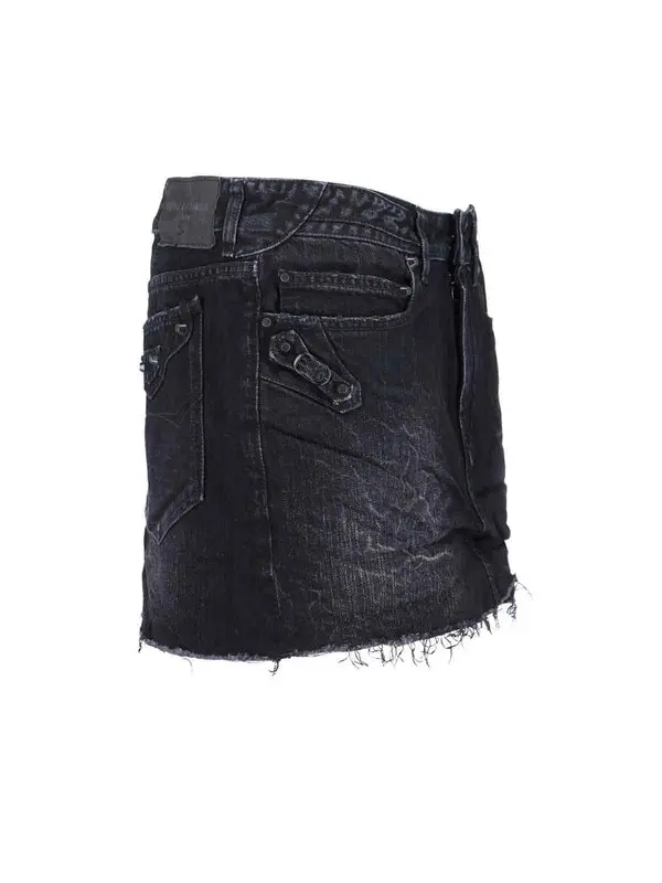Balenciaga City' Mini Denim Skirt