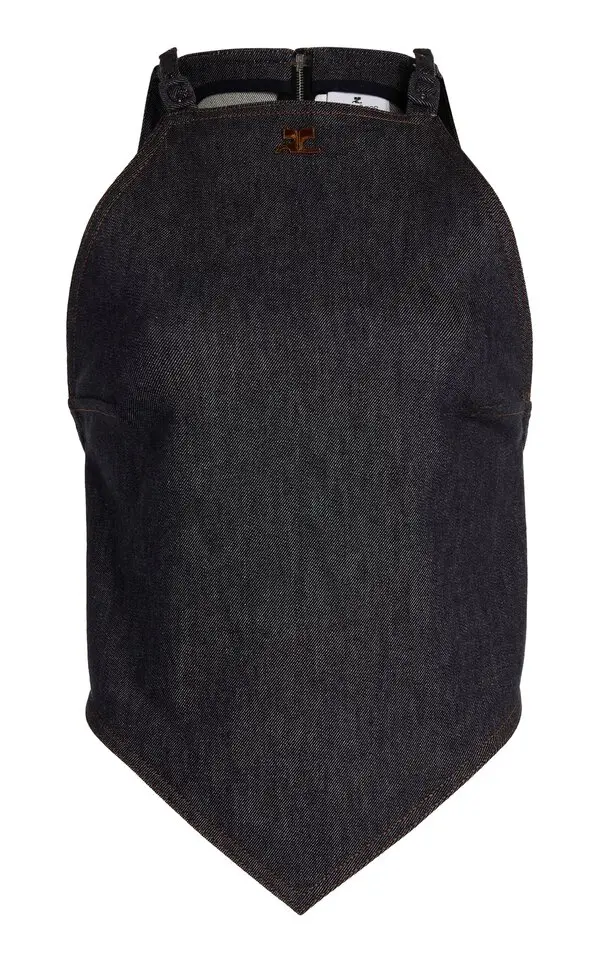 COURREGES Denim Tank