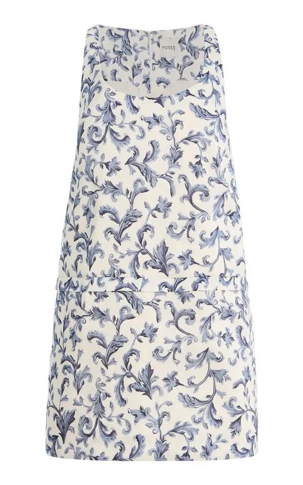 Posse Rue Baroque-print Mini Dress - Multi