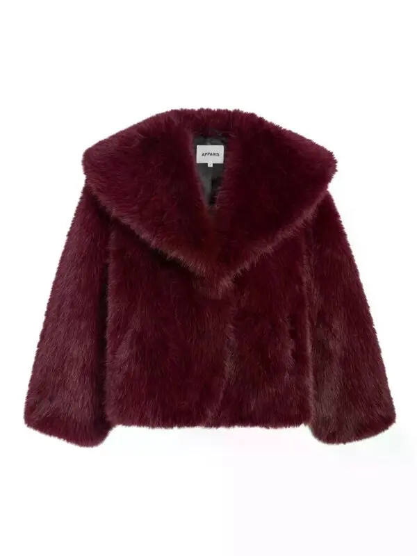 Apparis Yara Single-breasted Coat - Red