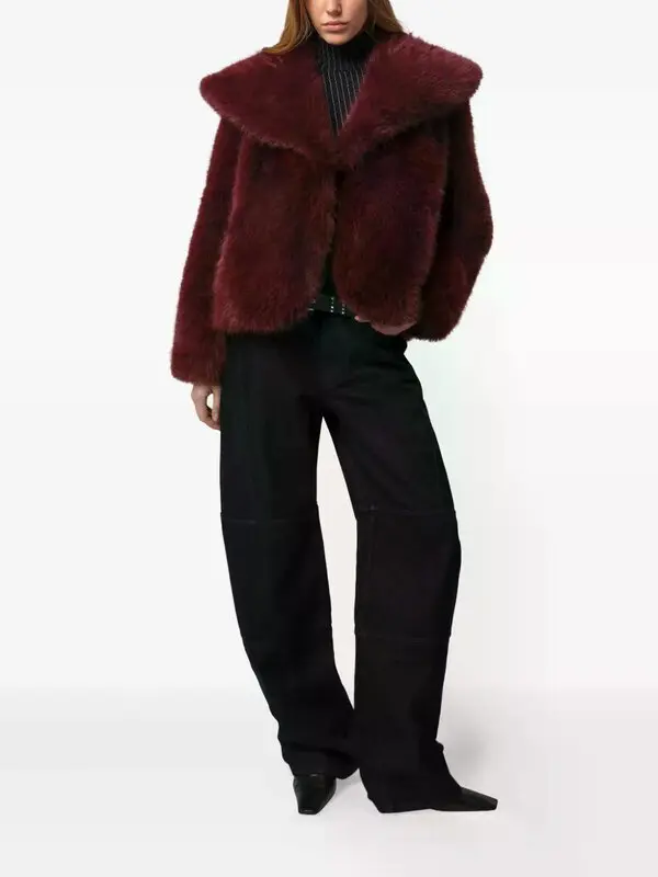 Apparis Yara Single-breasted Coat - Red