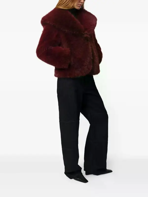 Apparis Yara Single-breasted Coat - Red