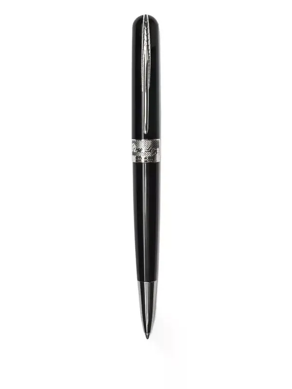 PINEIDER Engraved Metal Ballpoint Pen - Black