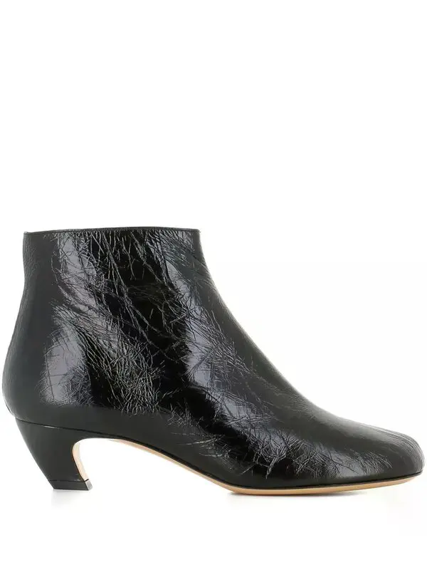 Le Monde Beryl Square-toe Leather Boots