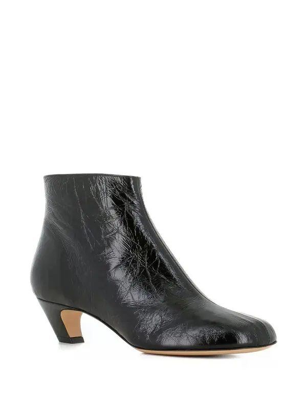 Le Monde Beryl Square-toe Leather Boots