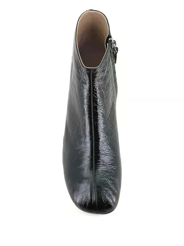 Le Monde Beryl Square-toe Leather Boots