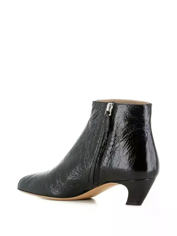 Le Monde Beryl Square-toe Leather Boots