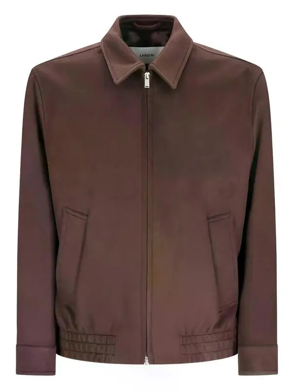 LARDINI Zip-fastening Jacket - Brown