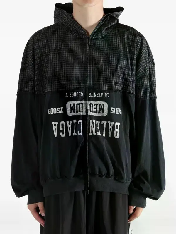 Balenciaga Check Paneled Shirt