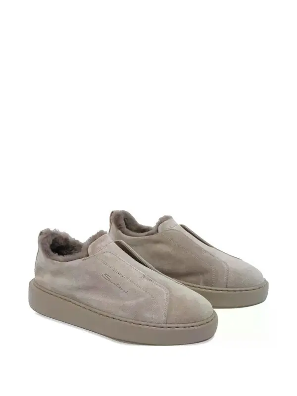 Santoni Round-toe Sneakers