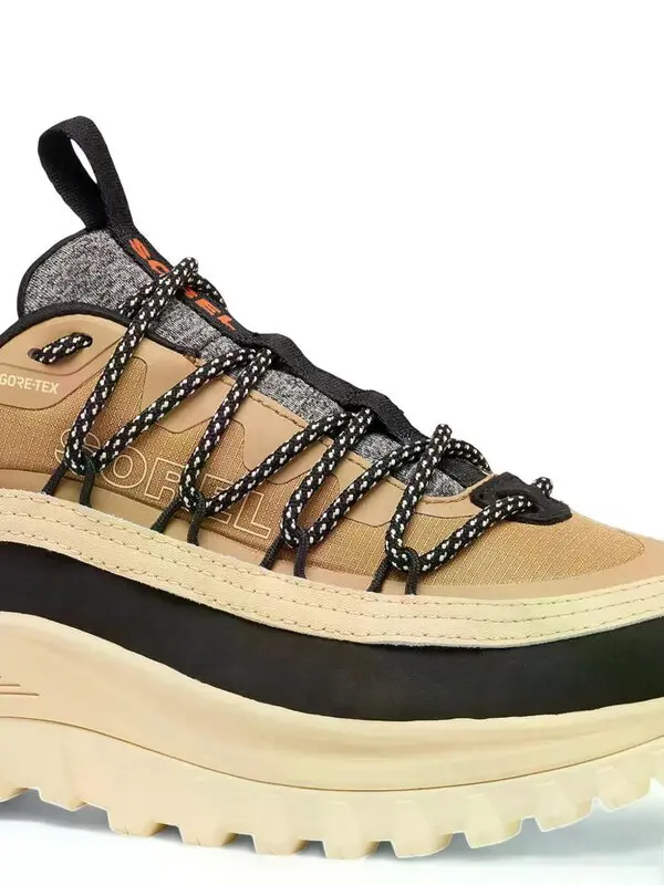 Sorel Logo Patch Lace-Up Sneakers In Neutrals - 30% Off  display picture 1