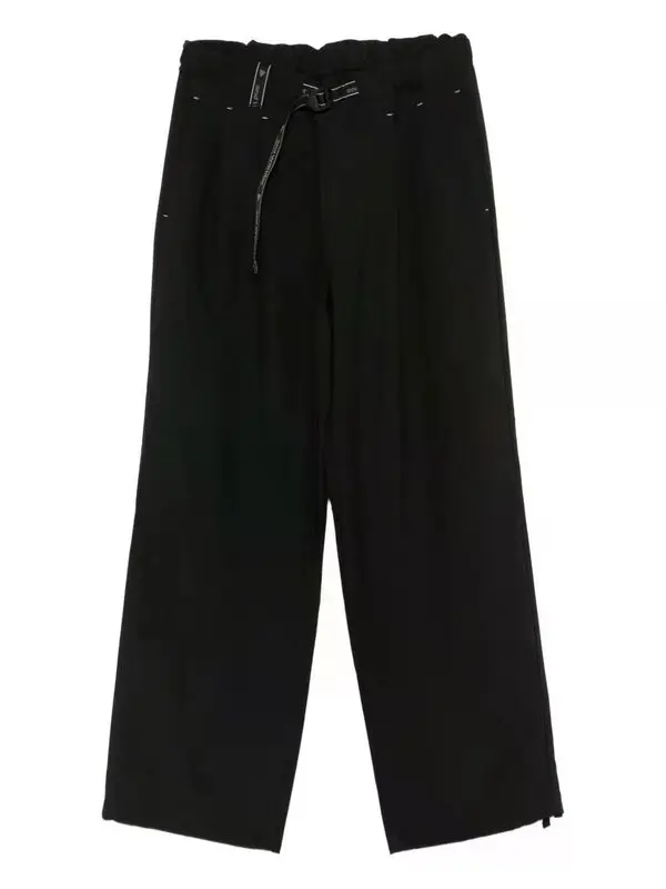AND WANDER Belted Wide-leg Trousers