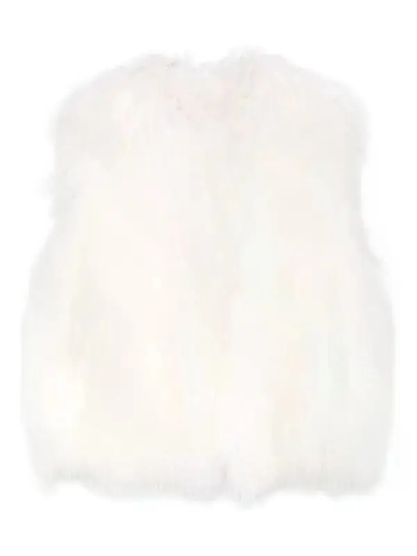 P.a.r.o.s.h Lamb Fur Gilet - Neutrals