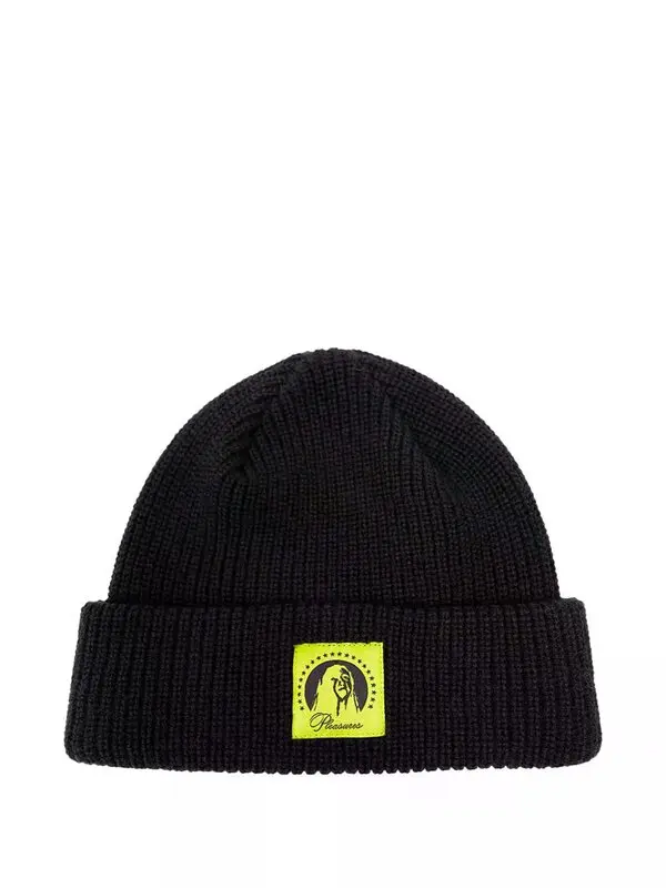 PLEASURES Critic Beanie Hat - Black