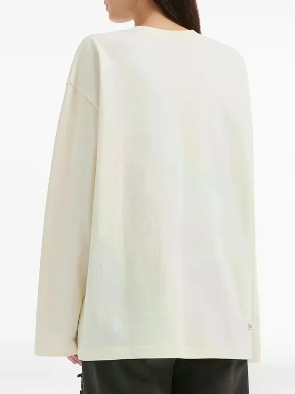 MINI CREAM Graphic-print Long-sleeve T-shirt