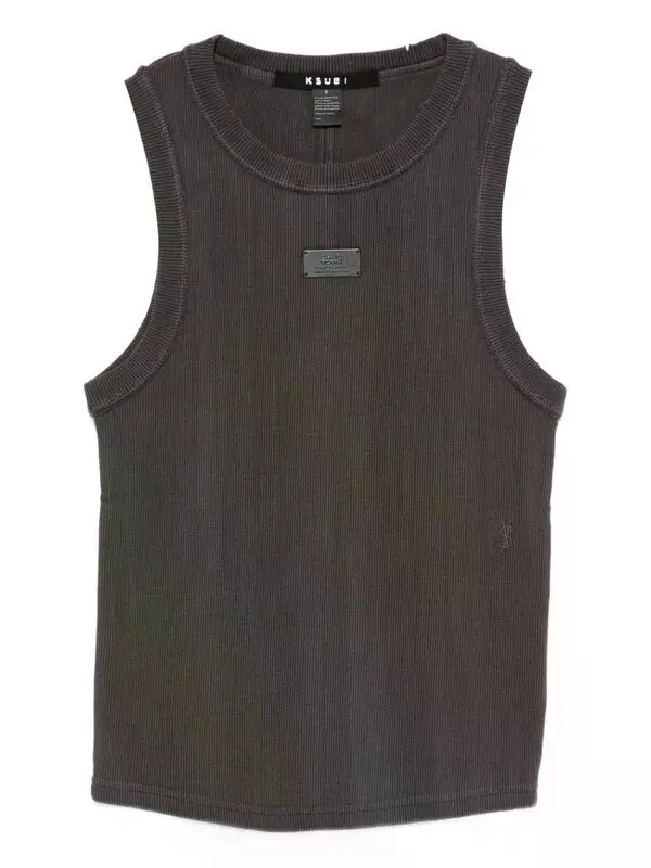 Ksubi Logo Plaque Tank Top