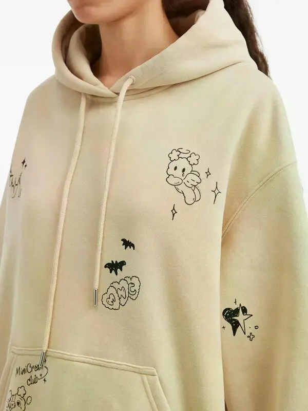 MINI CREAM Graphic-print Hoodie