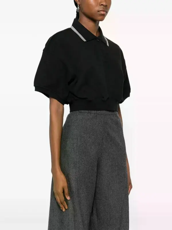 Alexander Wang Cropped Polo Top