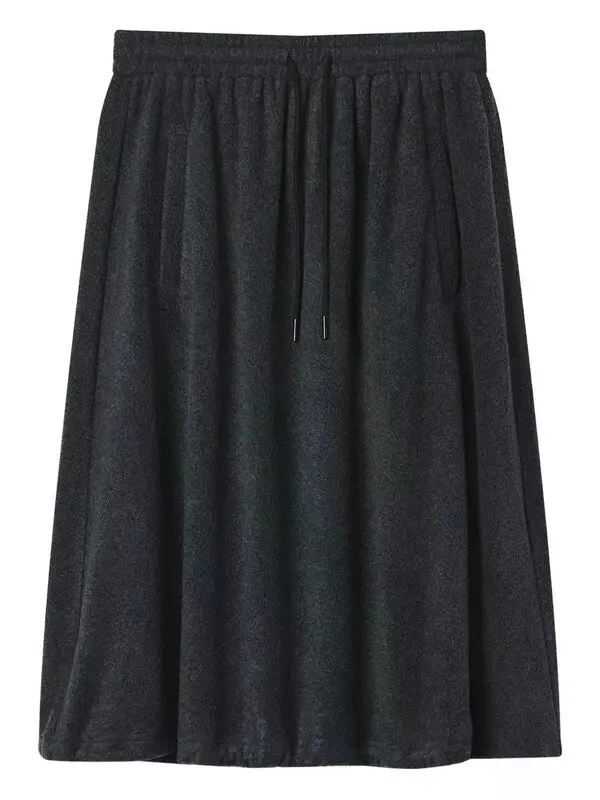 B+AB Drawstring Detail Midi Skirt