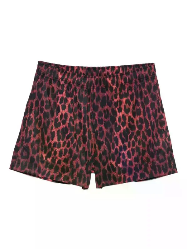BLUE SKY INN Leopard-print Swim Shorts - Pink