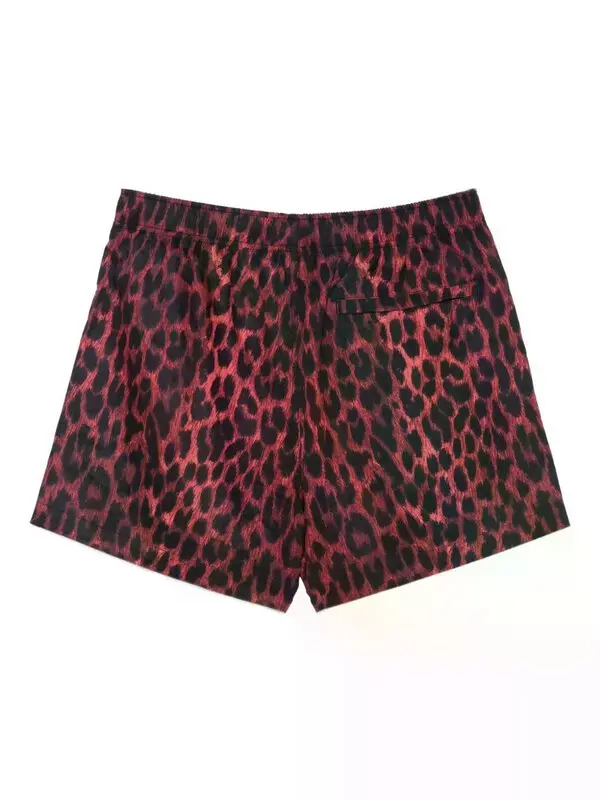BLUE SKY INN Leopard-print Swim Shorts