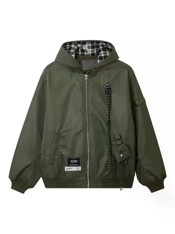 MUSIUM DIV. Logo-patch Hooded Jacket