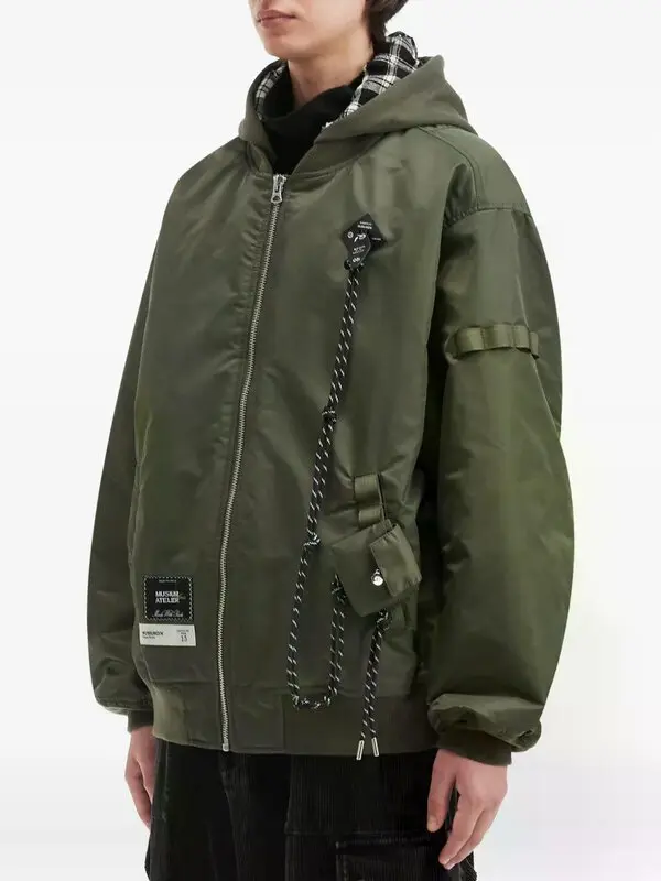 MUSIUM DIV. Logo-patch Hooded Jacket