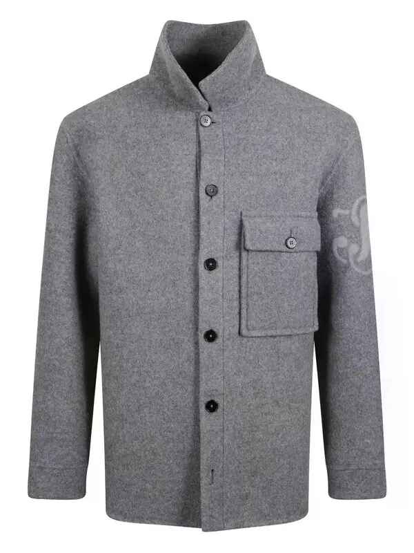 JIL SANDER Chest-pocket Jacket With Monogram Detail