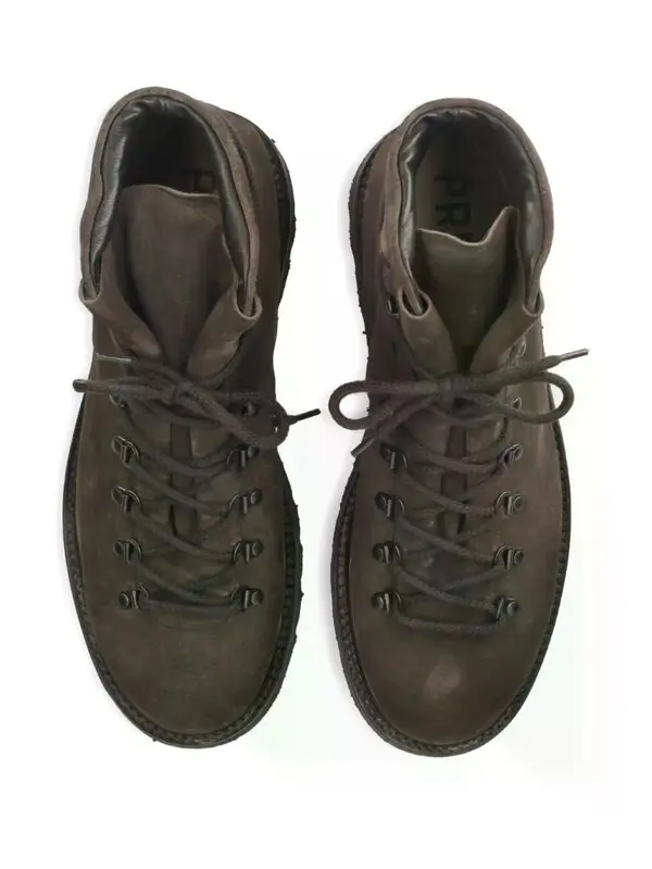 Premiata Lace-up Leather Boots