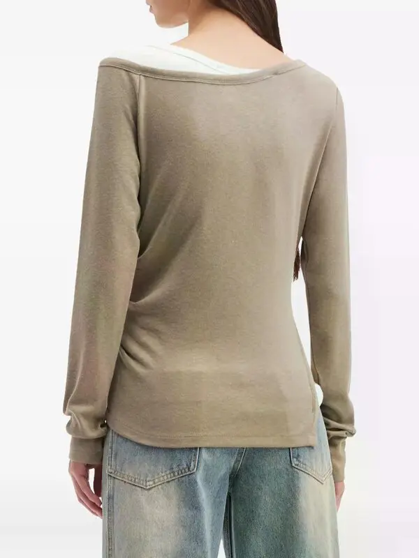 TOUT A COUP Layered Long-sleeve T-shirt