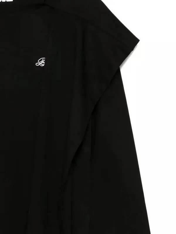 B+AB Logo Layered Hoodie