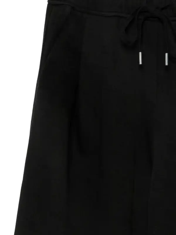 B+AB Pleated Track Pants - Black