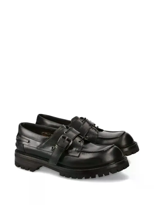 Premiata Buckle-strap Loafers