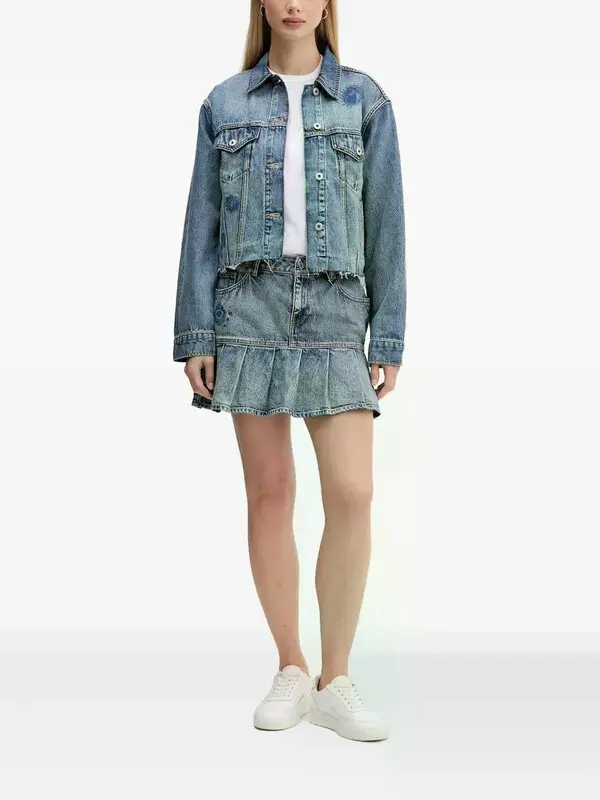 Hugo Embroidered-motif Denim Jacket