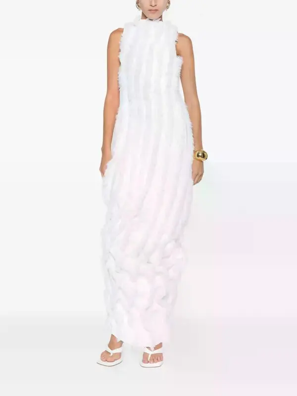 Jacquemus Ruffled Draped Maxi Dress