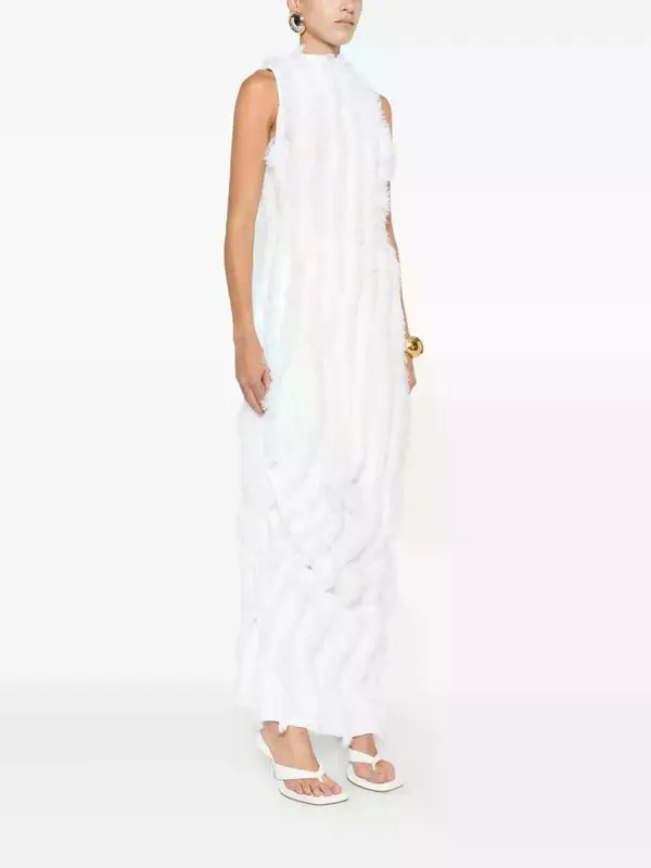 Jacquemus Ruffled Draped Maxi Dress