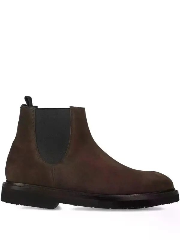 Premiata Pull Tab Suede Chelsea Boots